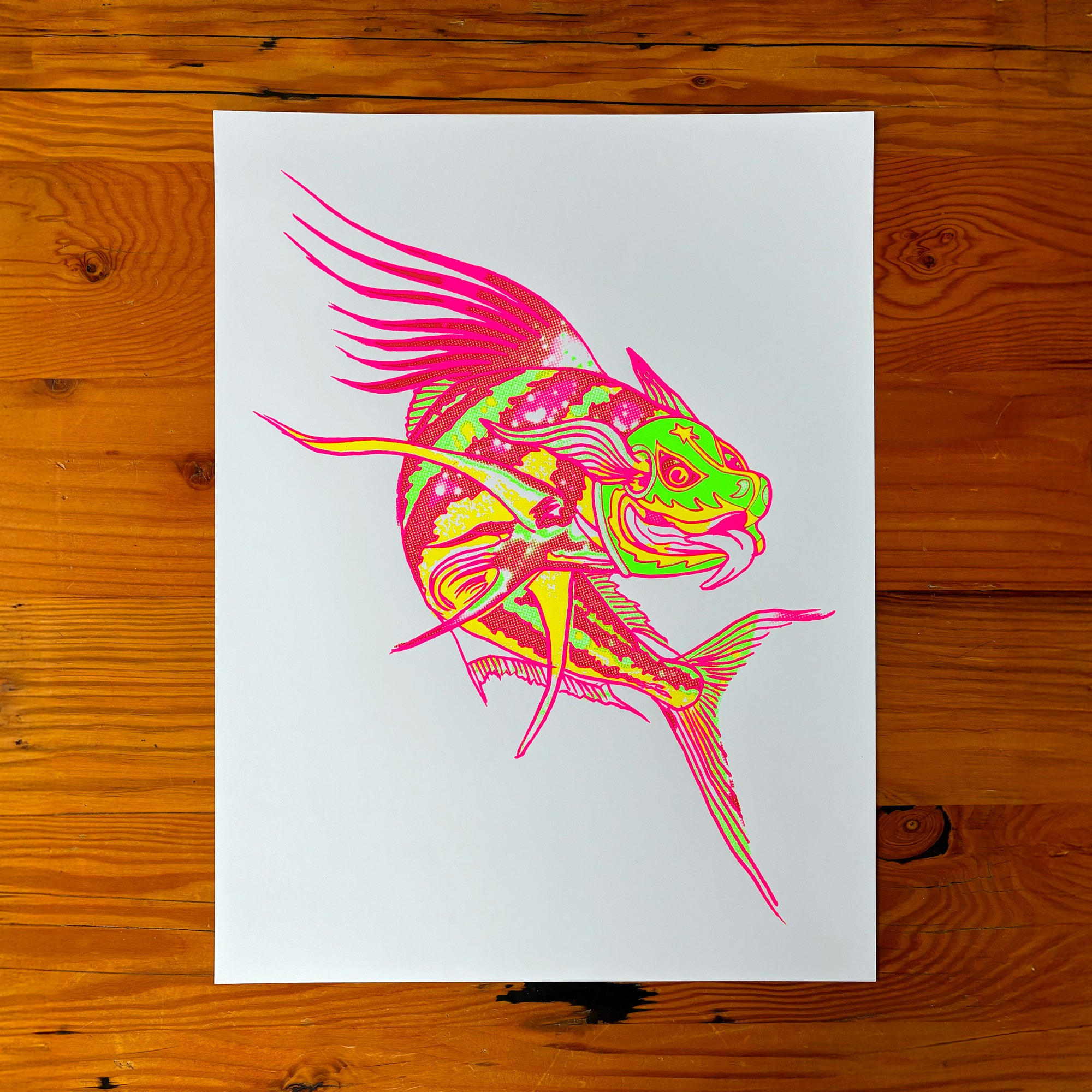Pez Gallo Clyde Print – Dragon Preserves